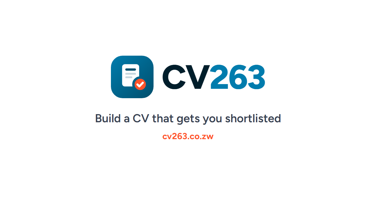 Free CV Builder Zimbabwe — ATS CV and Cover Letter | CV263